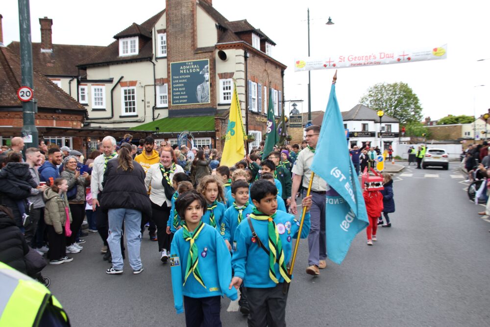 St George's Day Parade | 3rd Whitton Scout Group